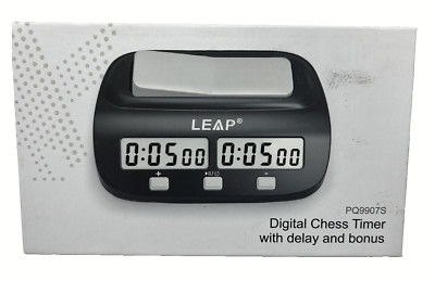 LEAP Digital Chess Timer With Delay PQ9907S | eBay