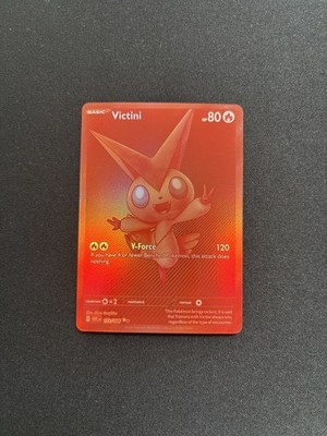 Red Victini 172/086 BWR Pokemon TCG White Flare English -NM PACK FRESH ...