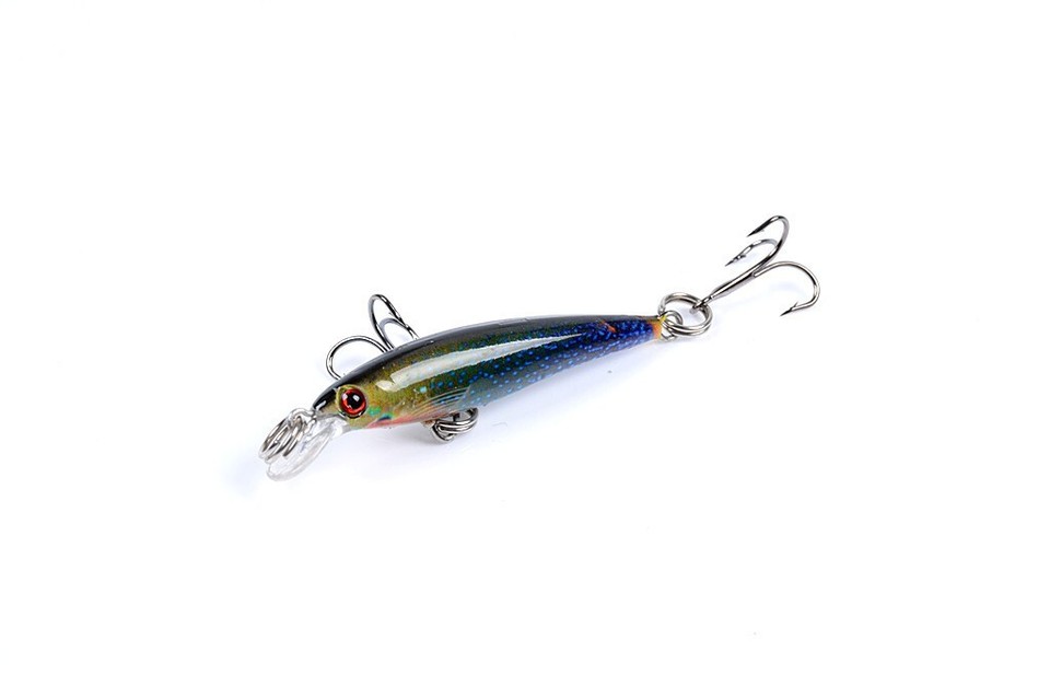 6Pcs Fishing lures Trout Chub Perch Pike Minnow Mini Countdown Crank ...