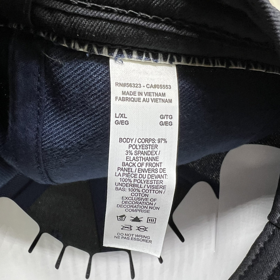 NEW L/XL Nike Classic 99 Blank Team Dri-FIT Swoosh Flex Hat Navy Blue ...