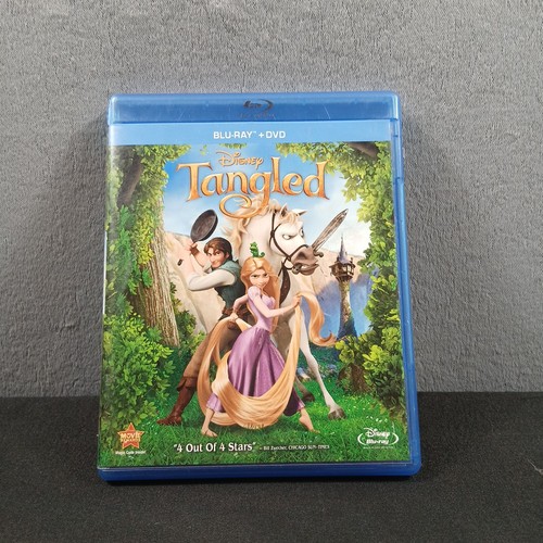 Disney TANGLED Blu-ray DVD Disc Walt Rapunzel Flynn Rider 2010 | eBay