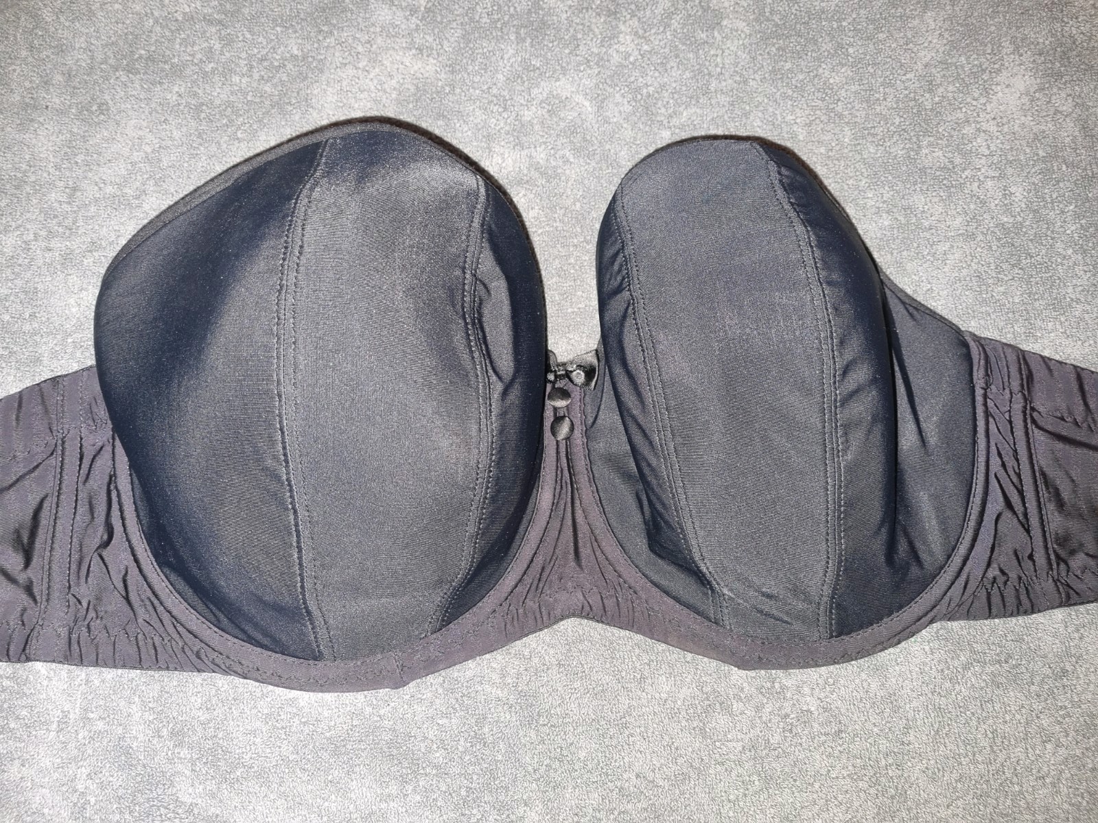 💝 Gorgous Black CURVY KATE Strapless Padded Underwired Bra Size 32HH | eBay