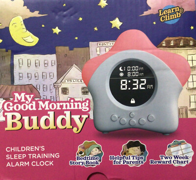 My Good Morning Buddy Sleep Training Clock For Children | eBay