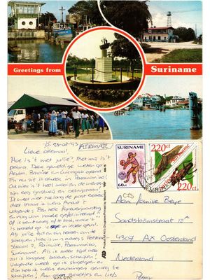 CPM SURINAME-Greetings from Suriname (329947) | eBay