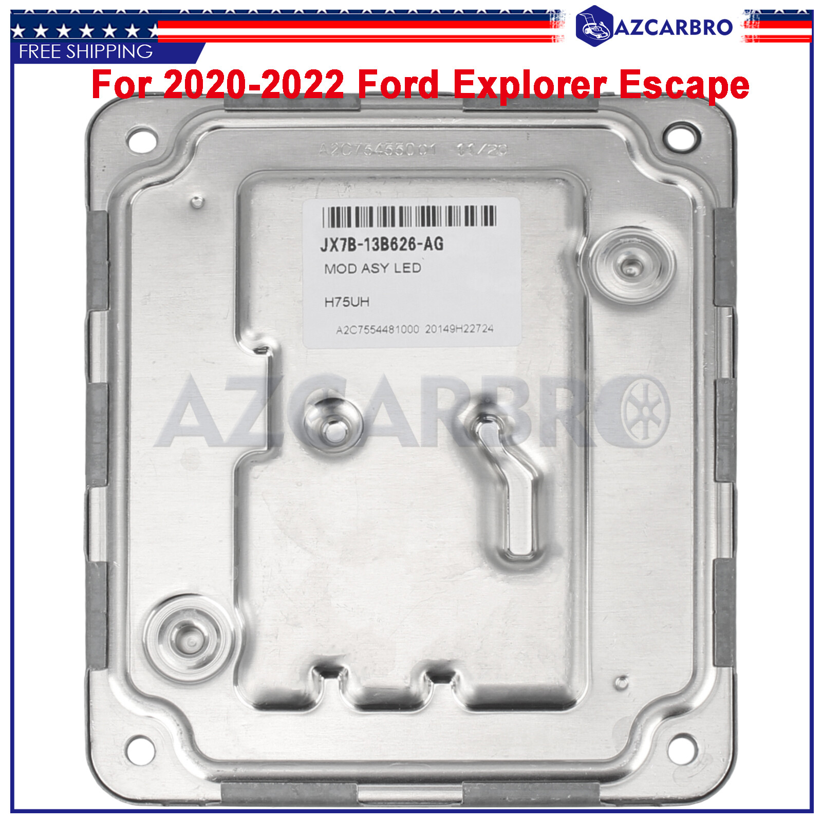 For 20-22 FORD EXPLORER ESCAPE OEM LED HEADLIGHT MODULE COMPUTER JX7B ...