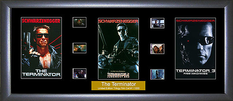 Terminator Trilogy Film Cell - First 3 Films : Numbered Limited Edition ...