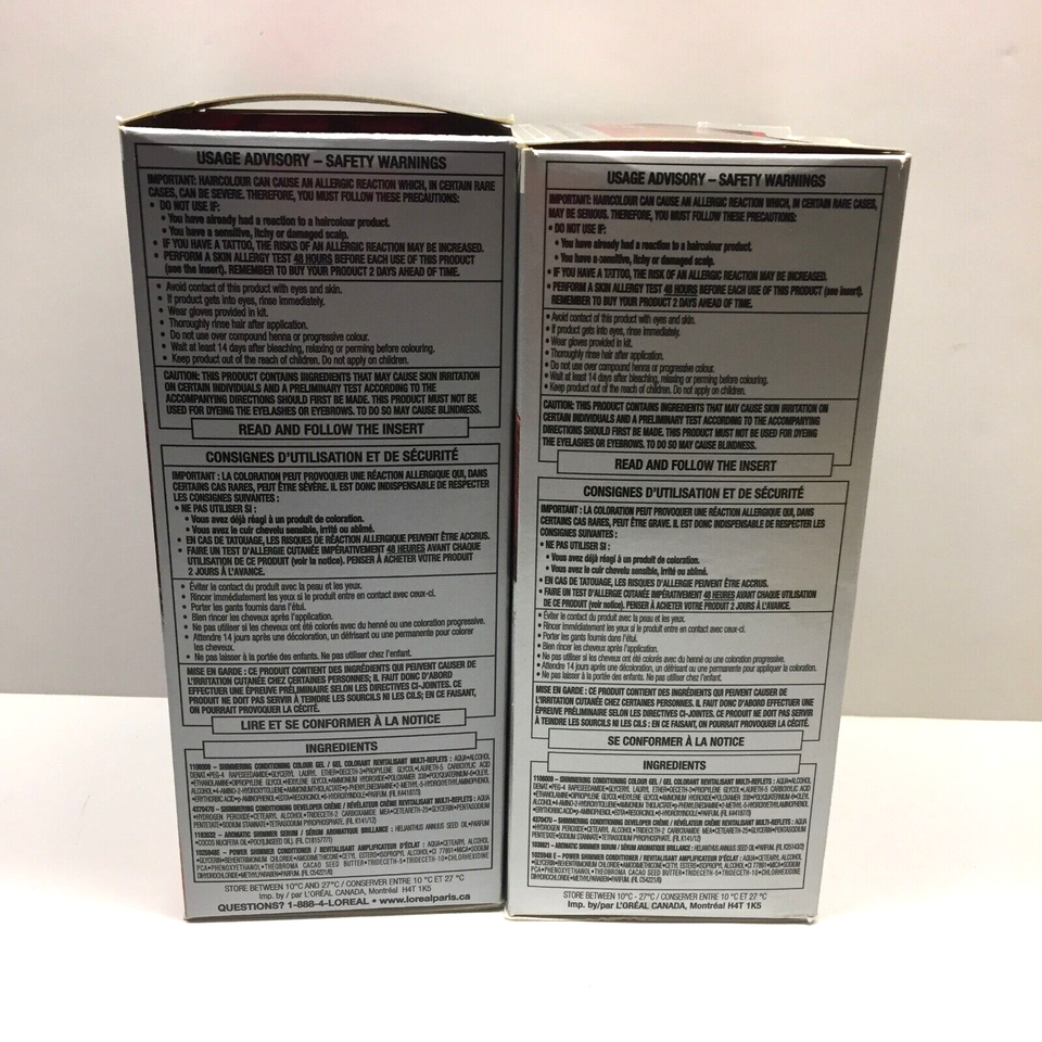 2 X Loreal FERIA 67 Rich Auburn Brown -Cardinal hair Color | eBay