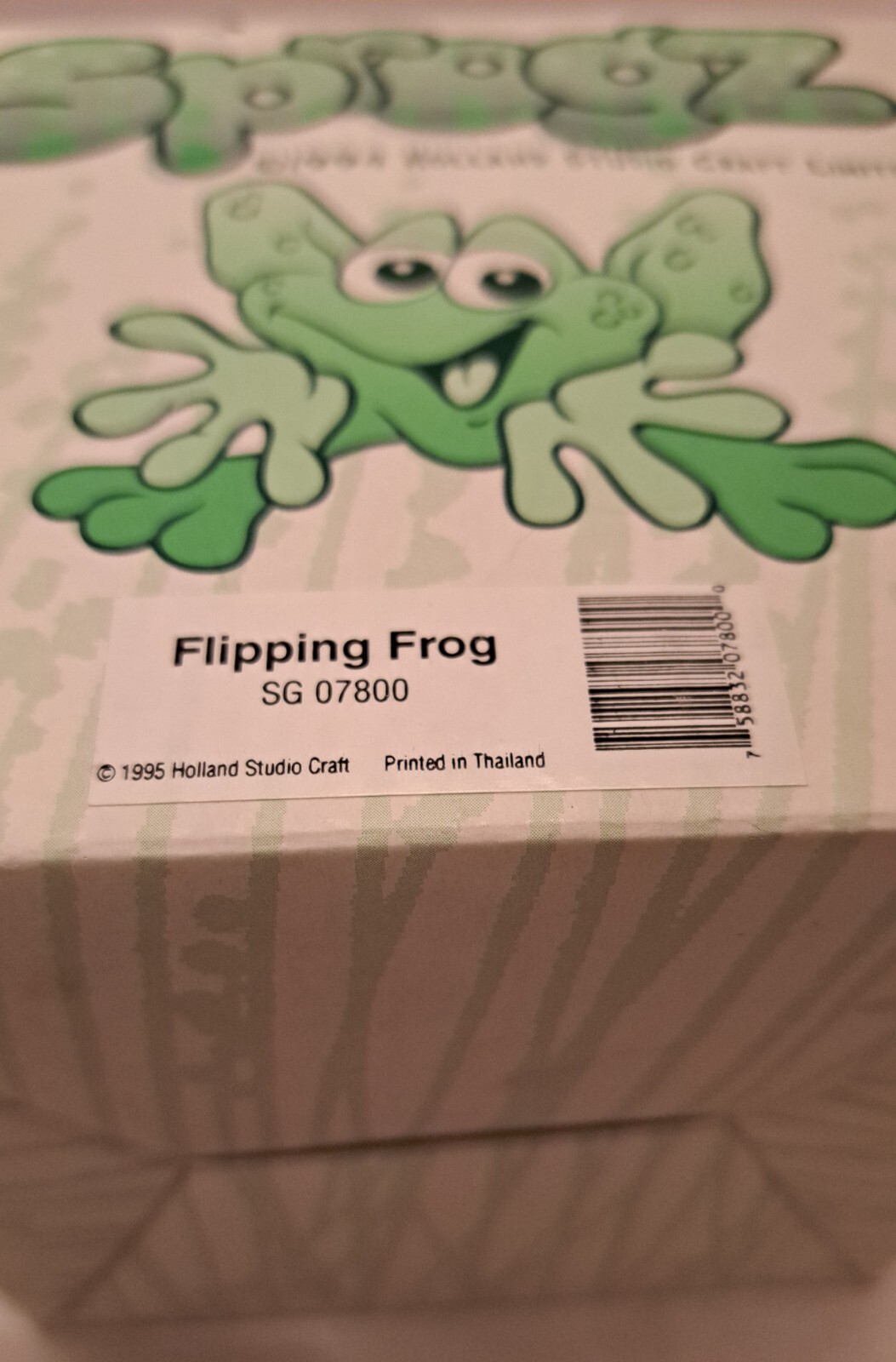 Vintage Sprogz Holland Studio Craft Flipping Frog - 1994 | eBay