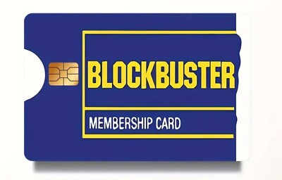 BlockBuster Video Membership Credit Card Sticker Skin Precut Small | eBay