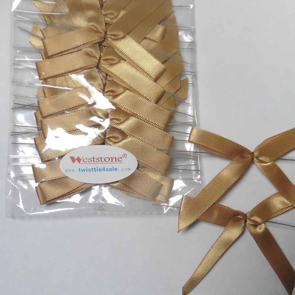 25pcs Satin Pre-Tied Ribbon Bows in wedding or birthday Party - 17 ...