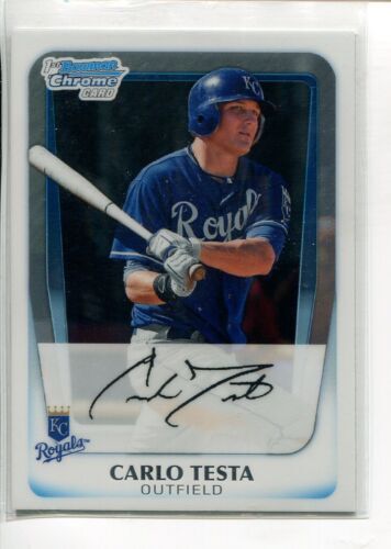 2011 Bowman Chrome Prospect Carlo Testa BCP9 Kansas City Royals | eBay