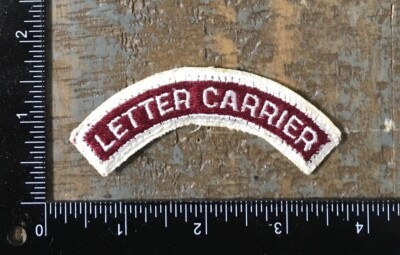 Vintage LETTER CARRIER Post Office US Mail Postal Service Sew-On Tab ...