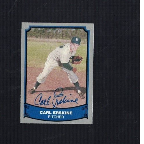 Carl Erskine Brooklyn Dodgers 1988 Pacific Signed Card W/Our COA | eBay
