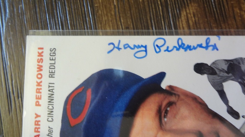 1954 TOPPS ARCHIVE SERIES HARRY PERKOWSKI AUTOGRAPHED 1994 BASEBALL ...