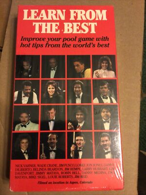 Learn from the Best - Pool Billiards - Improve your Pool Game VHS ...