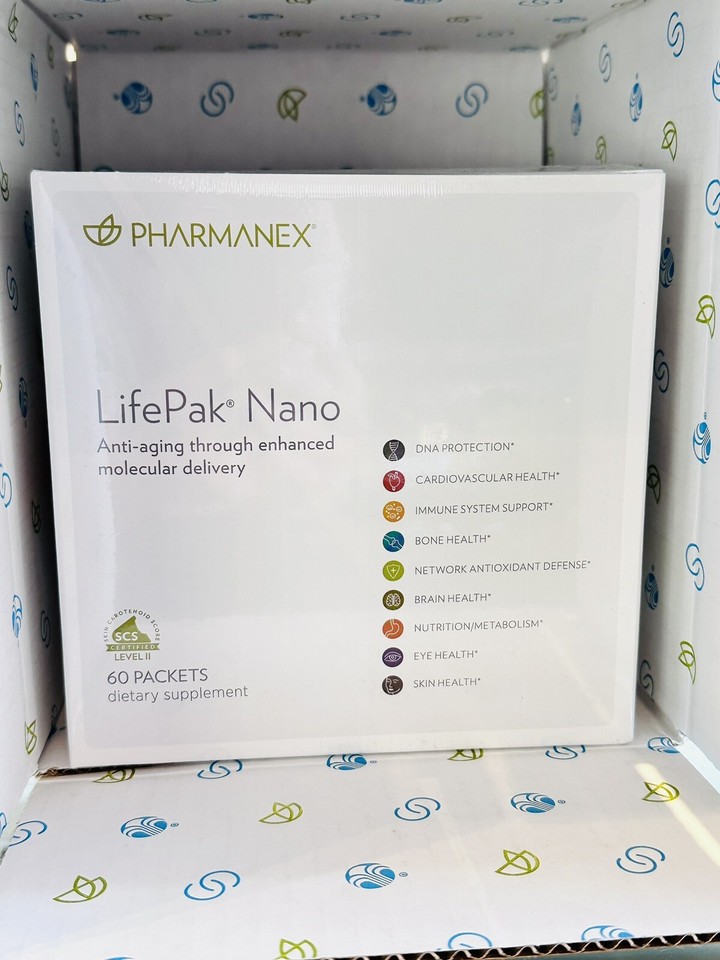 Nu Skin Nuskin Pharmanex LifePak Nano 60 packets Sealed Box Exp 01/27 ...