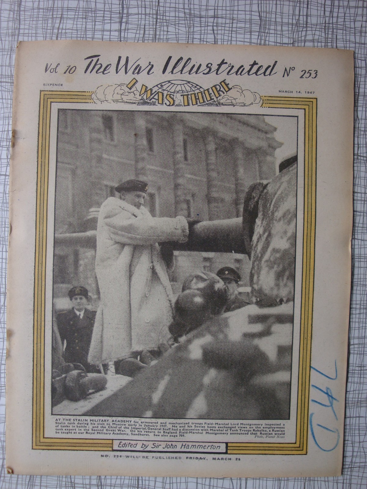 The War Illustrated #253: Royal Engineers, Tempest, V1, Sattelberg, HMS ...