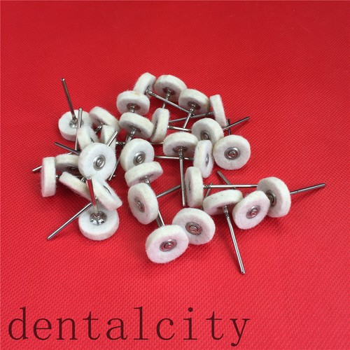 30pc Dental Lab Wool Polishing Buffing Wheels Brushes Burs For Rotary ...