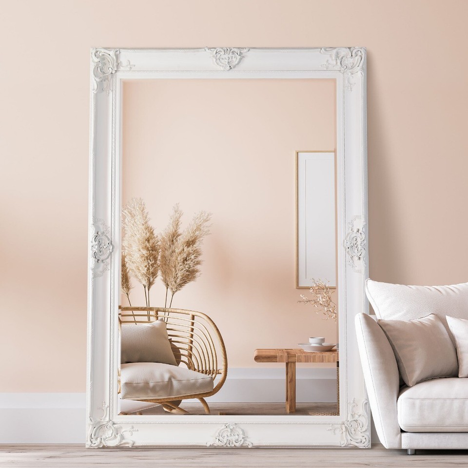 Extra Large Mirror White Full Length Long Leaner Wall 7ft x 5ft 213 x ...