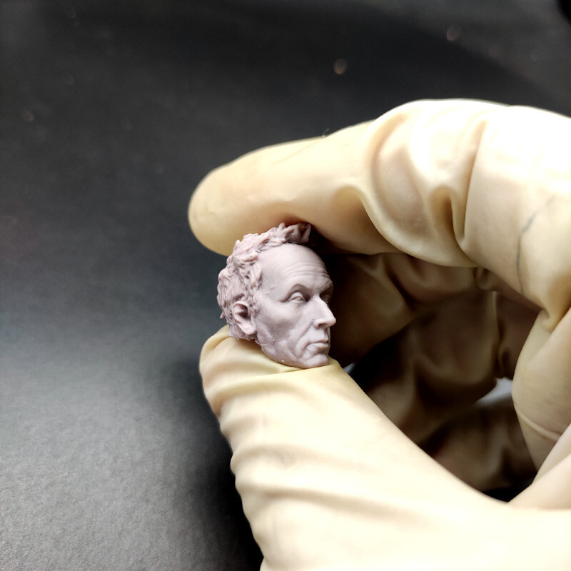 1/12 Scale The Old Man Tobin Bell Head Sculpt Unpainted Fit 6" ML ...