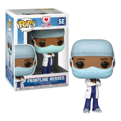 Heroes Frontline Worker Female Purple Pop! Vinyl Figure #SE | eBay