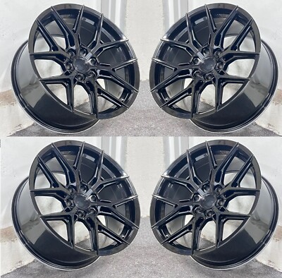 20" IPW 1509 GLOSS BLACK WHEELS 6x135 RIMS FITS FORD F150 STX XLT ...