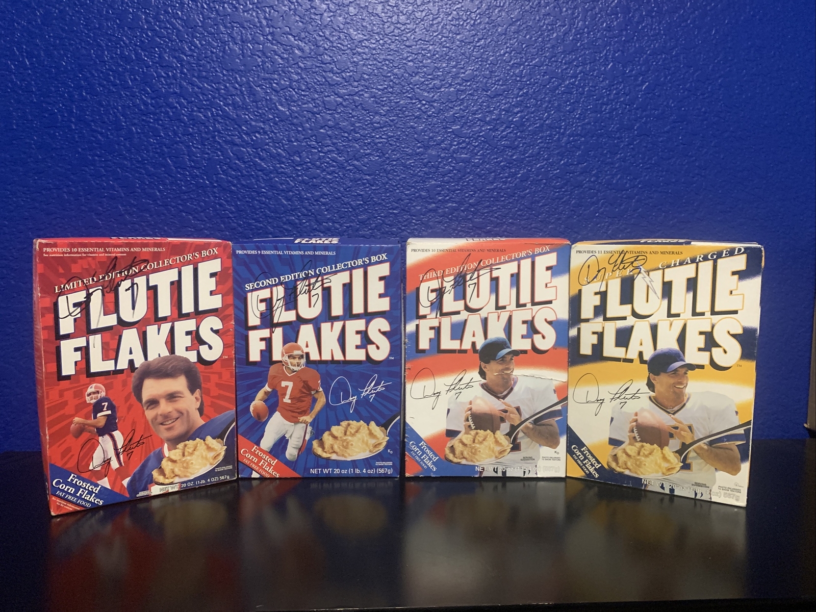 Lot of First /Second /Third And Super Charged Flutie Flakes Doug Flutie ...