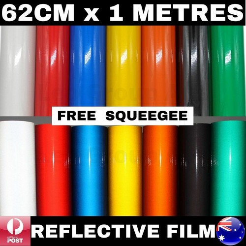 62CM X 1M REFLECTIVE VINYL FILM STICKER DECAL CAR WALL SIGN CALENDAR ...