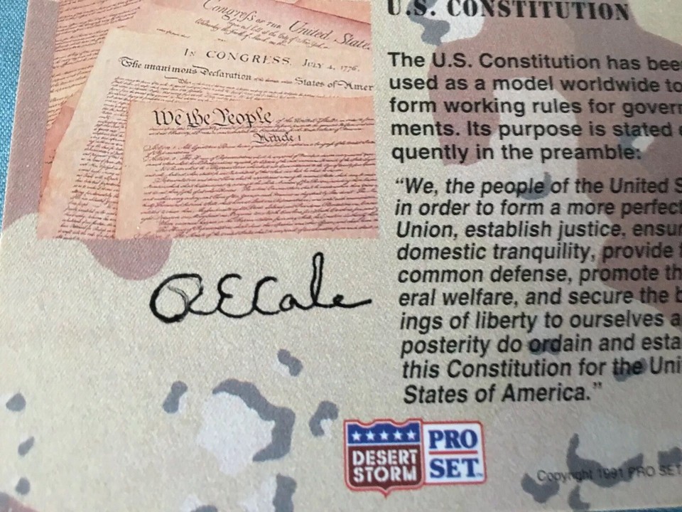 Lt Col Richard E Cole DEC’D AUTOGRAPHED 1991 Card w/COA Doolittle ...