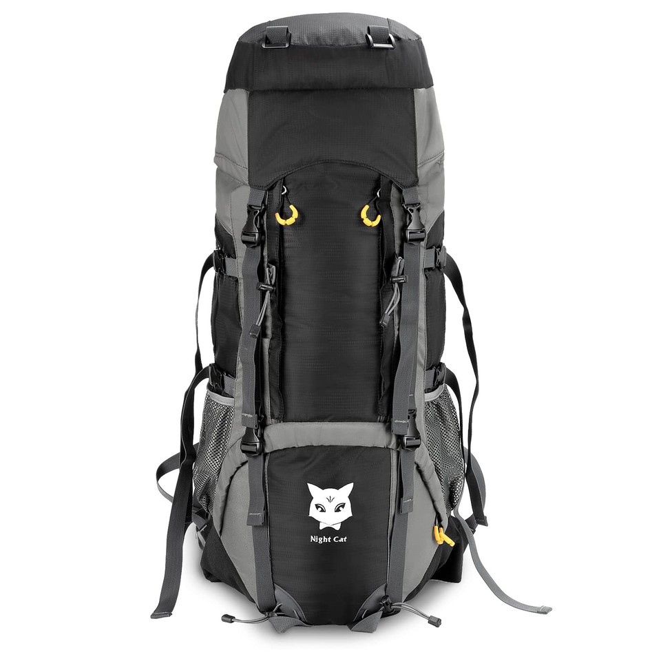 90L Backpack Rucksack with Internal Frame For Camping Hiking Travel ...