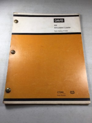 Davis W4 Articulated Loader Parts Catalog | eBay