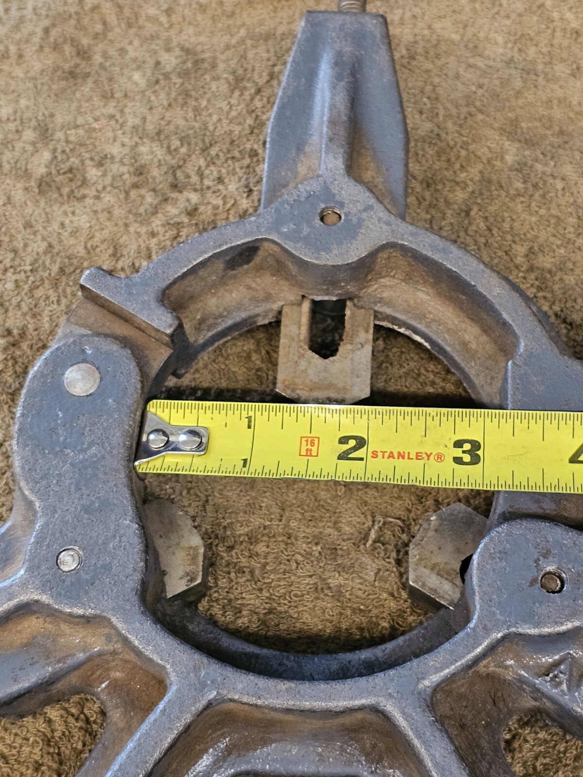 Logan AC291 11" Lathe Steady Rest 3" Bore Metal Mill Swing Top Latch ...