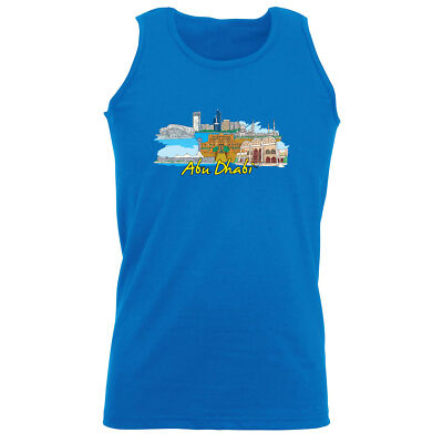 Abu Dhabi Arab Emirates Country Flag Destination - Singlet Vest Unisex ...