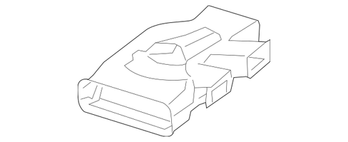 Mercedes Benz Genuine GL Class 2013-2016 Right Rear Duct OE 1668311846 ...