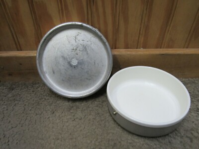 Vintage Genuine German Army Military Metal & Plastic Butter Dish Post ...