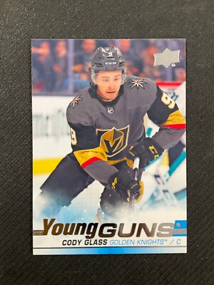 2019-20 Upper Deck Young Guns #237 Cody Glass Rookie Vegas Golden ...