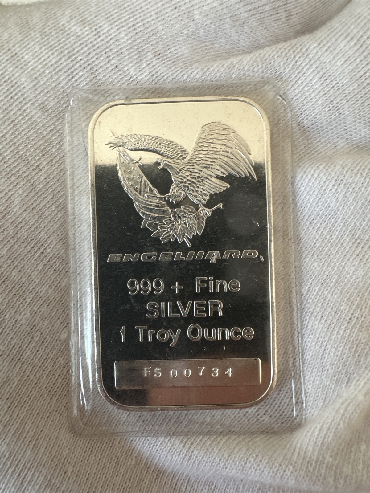 Engelhard 1 oz Silver Bar FS00734 TOP TIER 1 RARE EI-12 Proof-like ...