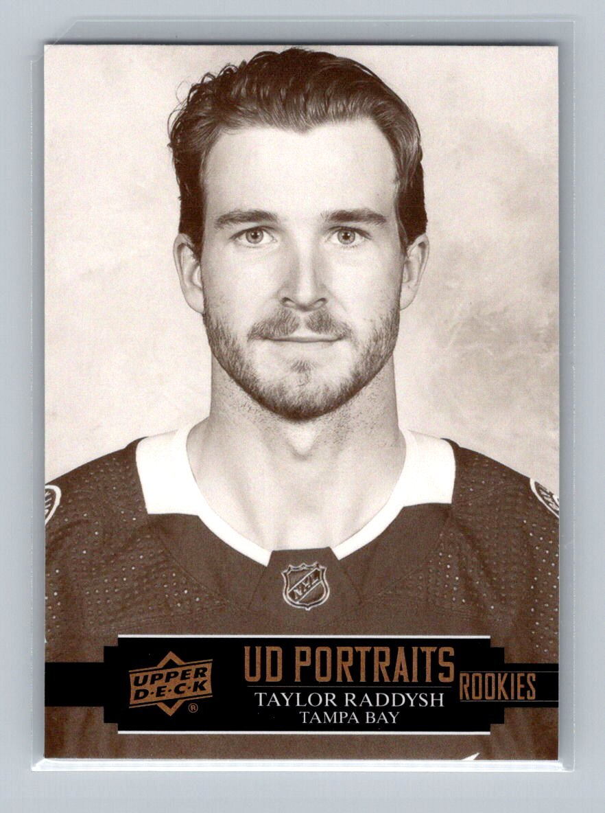 2021-22 UD Series 2 UD Portraits Rookies #P-44 Taylor Raddysh Lightning ...