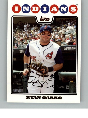 2008 Topps Ryan Garko 216 Gold Foil Cleveland Indians | eBay