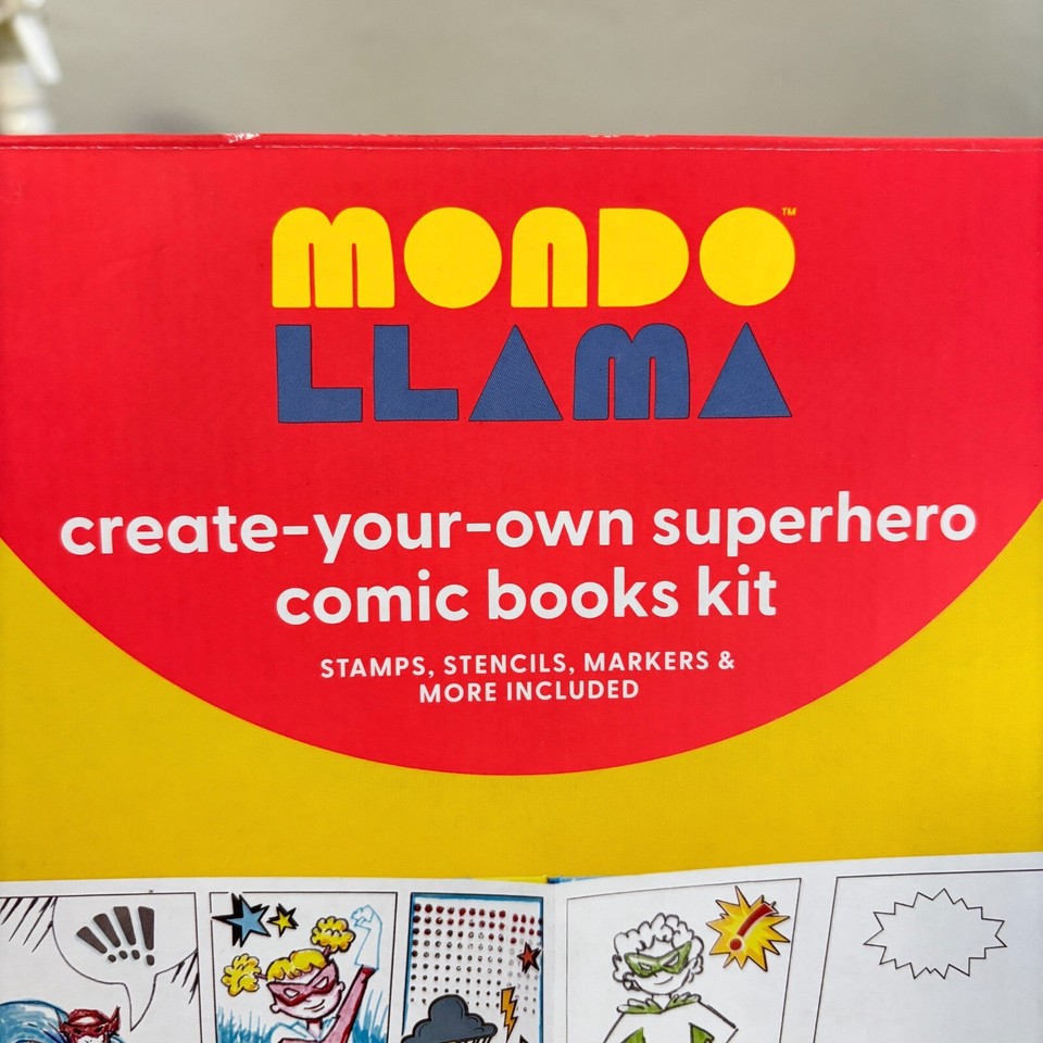 LEARN TO Create-Your-Own Superhero Comic Books Kit Ages 6+ Crafts ...