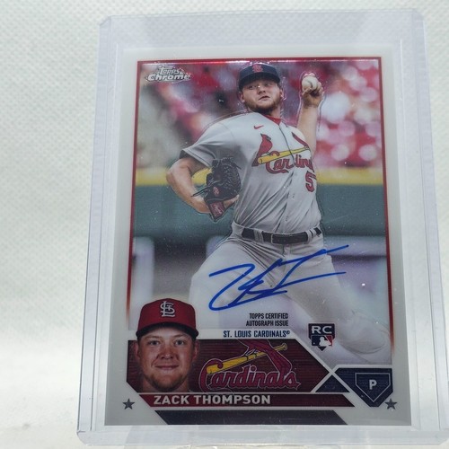 2023 Topps Chrome Update Baseball Zack Thompson RC Auto | eBay