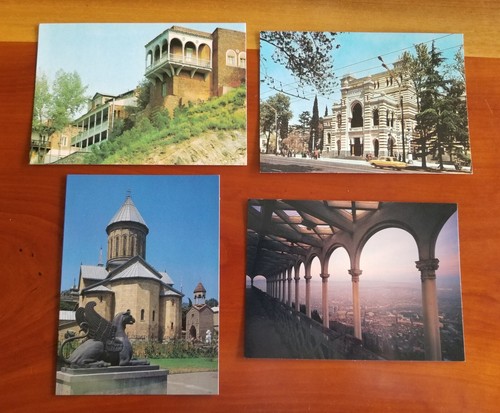 4 Vintage TBILISI CCCP / USSR / Ukraine POSTCARDS - Free USA Shipping ...
