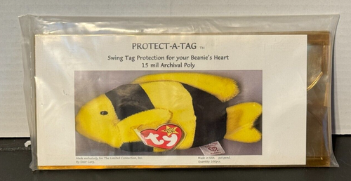 Protect A Tag Original 100 Swing Tag Protectors for TY Beanie Babies | eBay