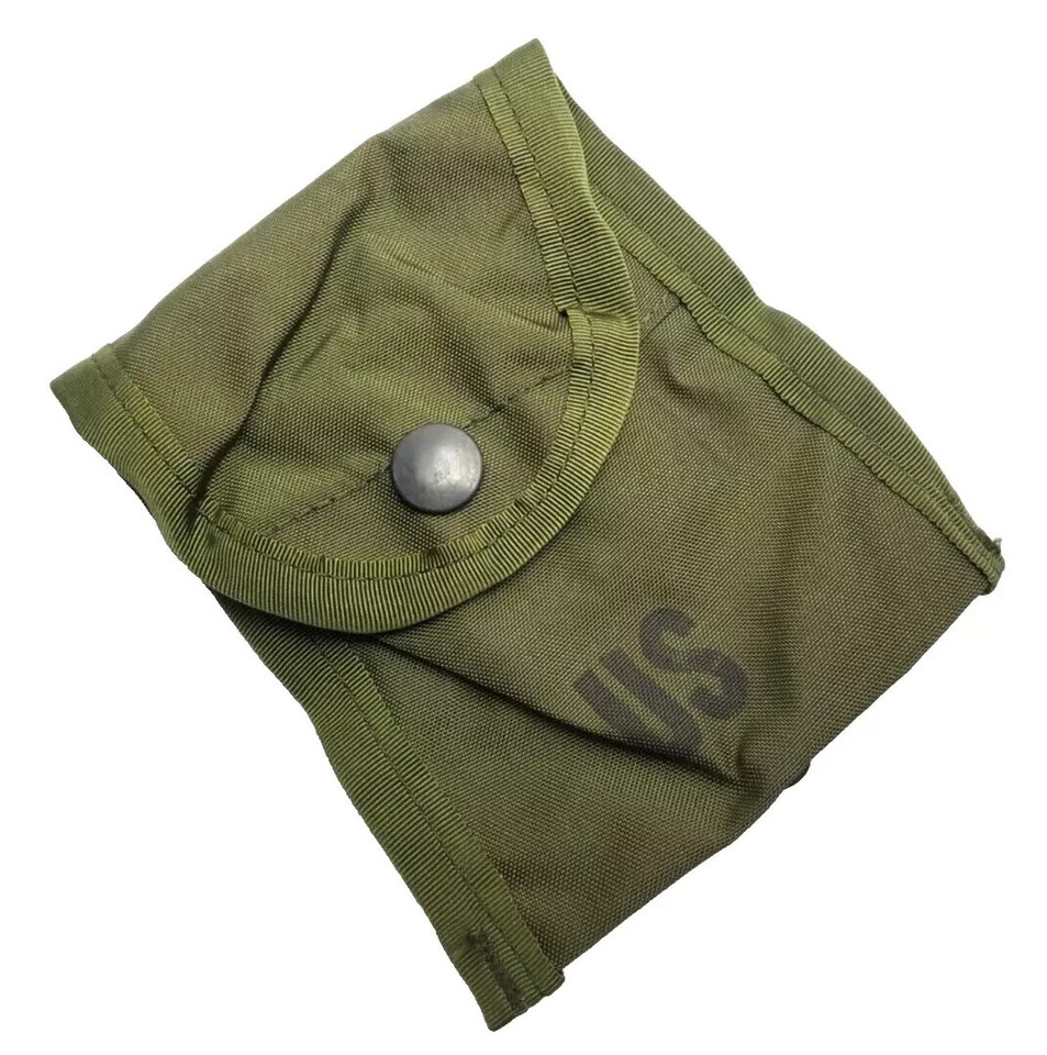 Lot of 4 US Army Surplus OD Green First Aid Field Case Compass Utility ...