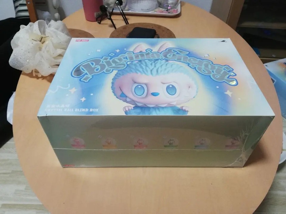 POP MART LABUBU THE MONSTERS Big into Energy Crystal Ball Assorted Box ...