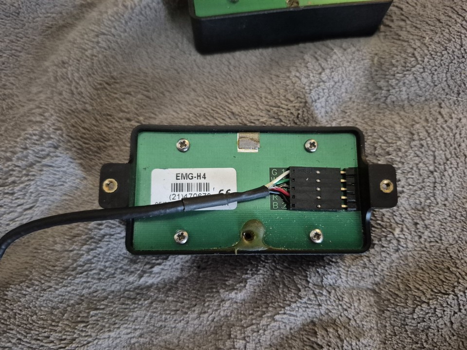 EMG HZ H4 Bridge H3A Neck Humbucker Pickup Set Black Pair Passive 81/60 ...