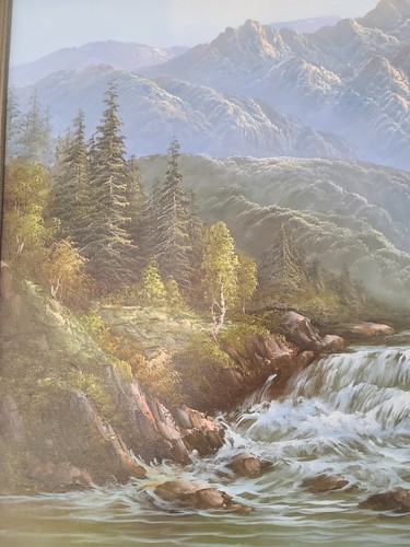 R. Boren Painting Original 36"×48" Canvas 42"×54" With Frame | eBay