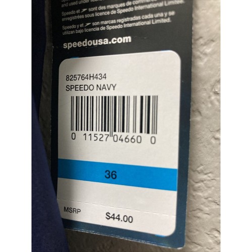 SPEEDO PowerFLEX Eco Blue Navy Swim Trunks Men Size 36 | eBay