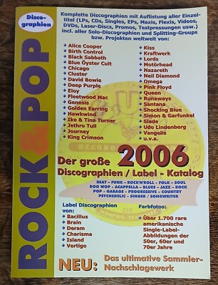 Der große Discographien & Label Katalog Rock & Pop 2006 - Fabian ...
