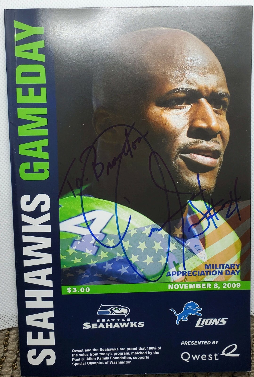AUTOGRAPH SIGNED SEATTLE SEAHAWKS GAMEDAY PROGRAMS *YOU PICK* | eBay